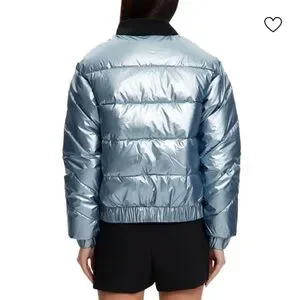 Noize | Jackets & Coats | Noize Amber Metallic Short Puffer Down Filled ...
